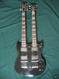 What musician wants is here: Maestro Double Neck Electric Guitar-SG ...